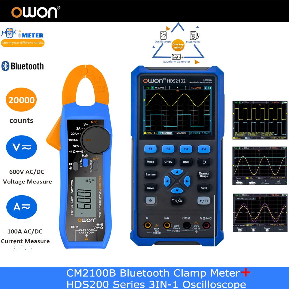 Owon-HDS200-Series-3-in-1-Oscilloscope-Built-in-18650-Lithium-Battery ...