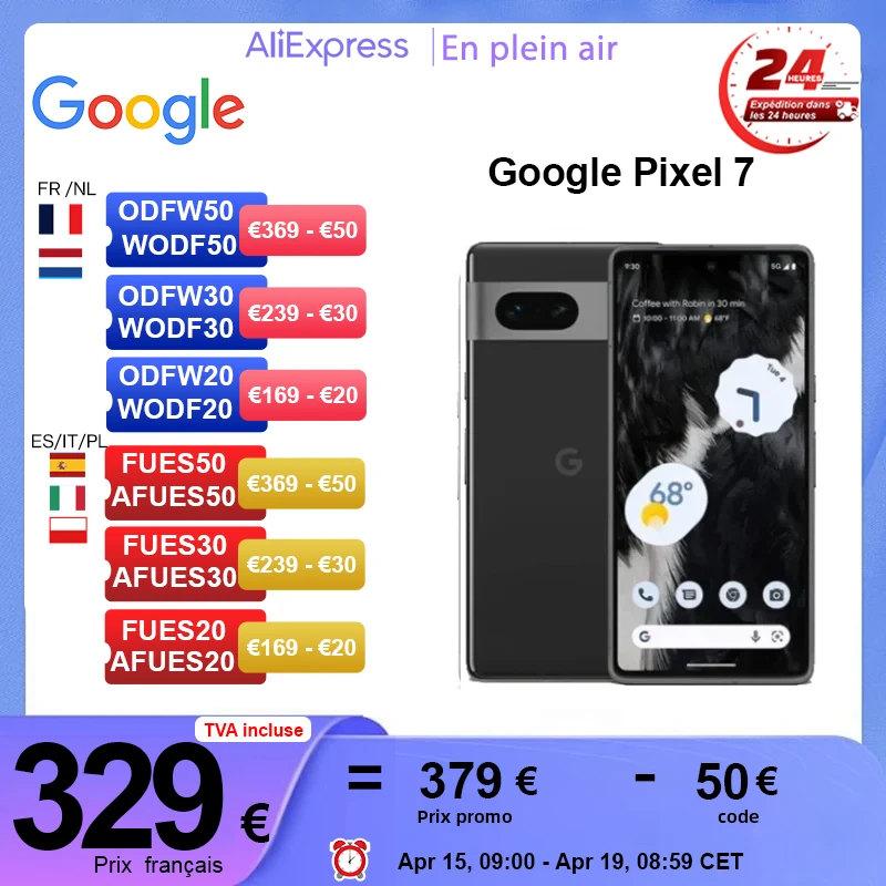 Google-Pixel-7-5G-Smartphone-8Gb-128Gb-256Gb-Google-Tensor-G2-Octa-Core ...