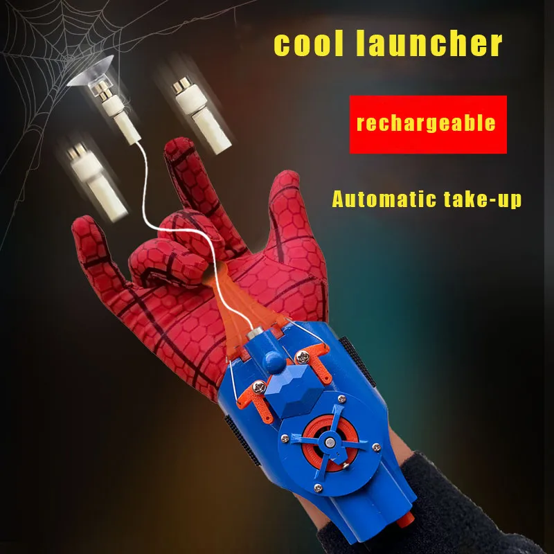 Marvel-Spiderman-Web-Shooters-Wrist-Launcher-Device-Peter-Parker-Acess ...