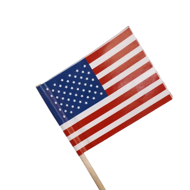 200 Amerikai Zászló Fogpiszkáló Buli Cudbake Dekoráció Szendvics Mini ...