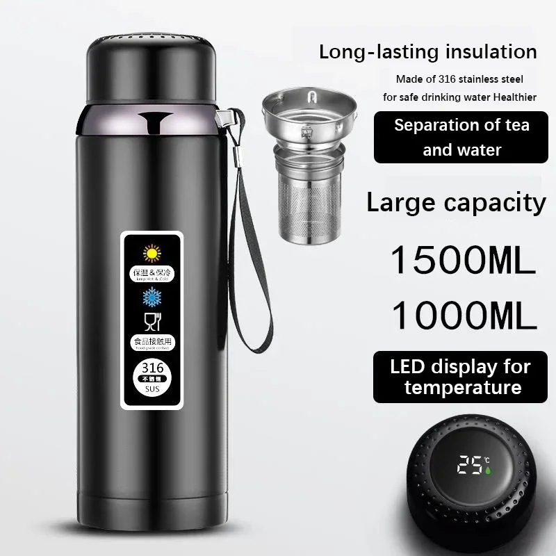 600-1500ml-316-Stainless-Steel-Thermos-Bottle-Vacuum-Flask-With-Tea ...