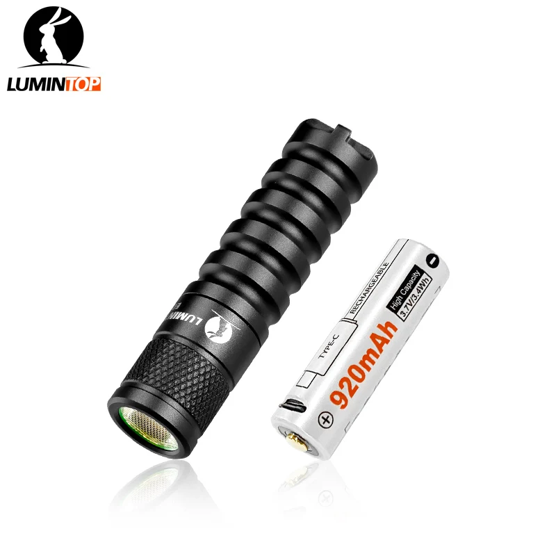 Lumintop EDC15 14500 flashlight 760 lumens support 14500 AA battery ...
