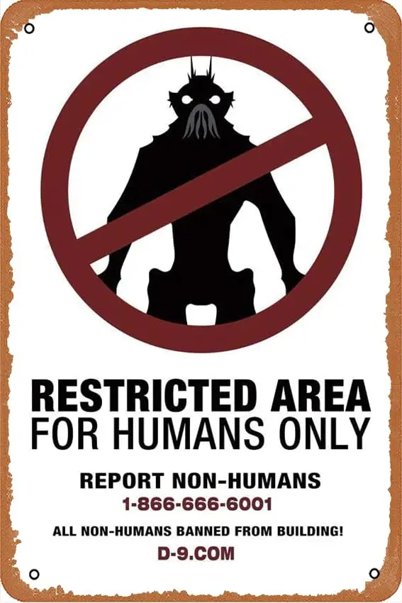 District 9 Movie (2009) Poster Vintage Metal Tin Sign Retro Style Wall ...