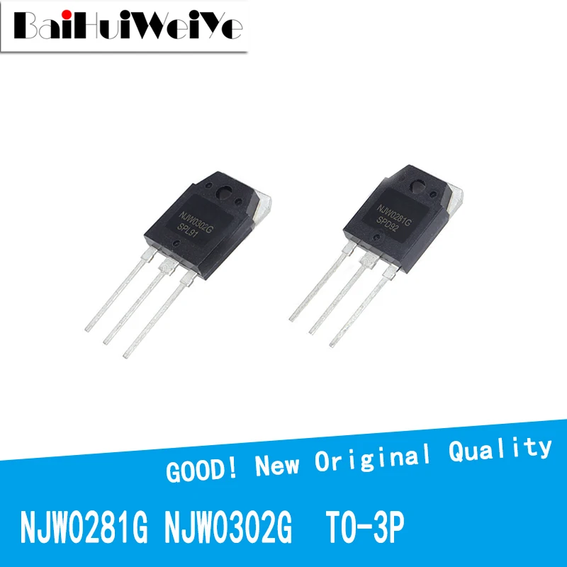 2Pcs-Lot-NJW0281G-NJW0302G-NJW0281-NJW0302-Audio-Amplifier-Alignment-TO-3P-New-Good-Quality ...