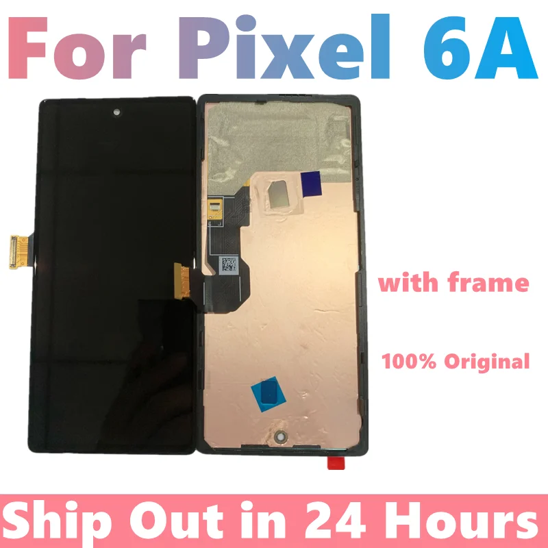Pantalla LCD AMOLED Original para Google Pixel 6A, digitalizador táctil para Google Pixel 6a ...