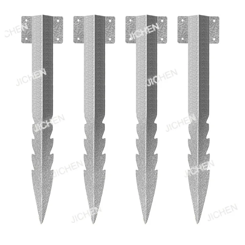 Railway sleeper bracket Steel serrated fence Post bracket Heavy duty ...