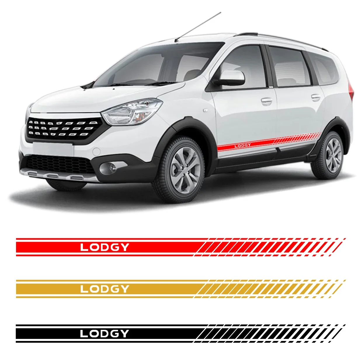 2PCS-Car-Door-Side-Sticker-For-Dacia-LODGY-Auto-Sport-Styling-Decal ...
