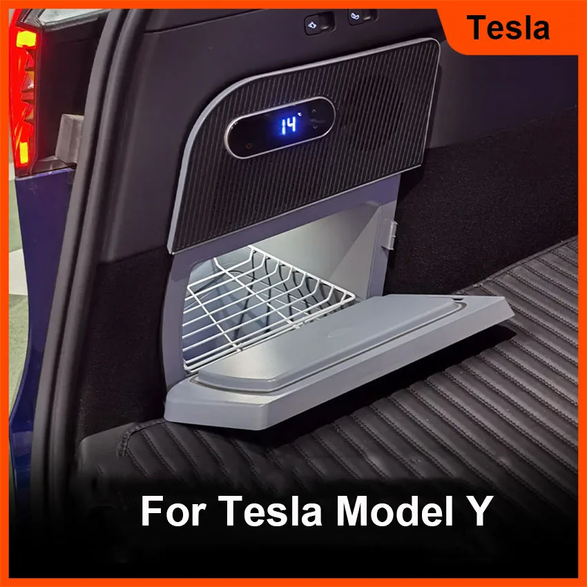 For Model Y Trunk Fridge Custom For Tesla Model Y 2021-2024 LHD RHD ...