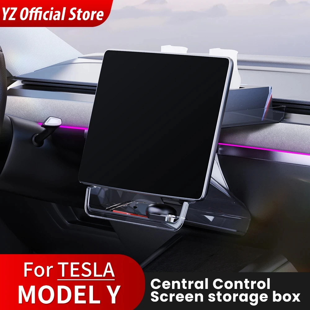 For-Tesla-2021-2024-Model-Y-Model-3-Highland-Storage-Box-Hidden-Center ...