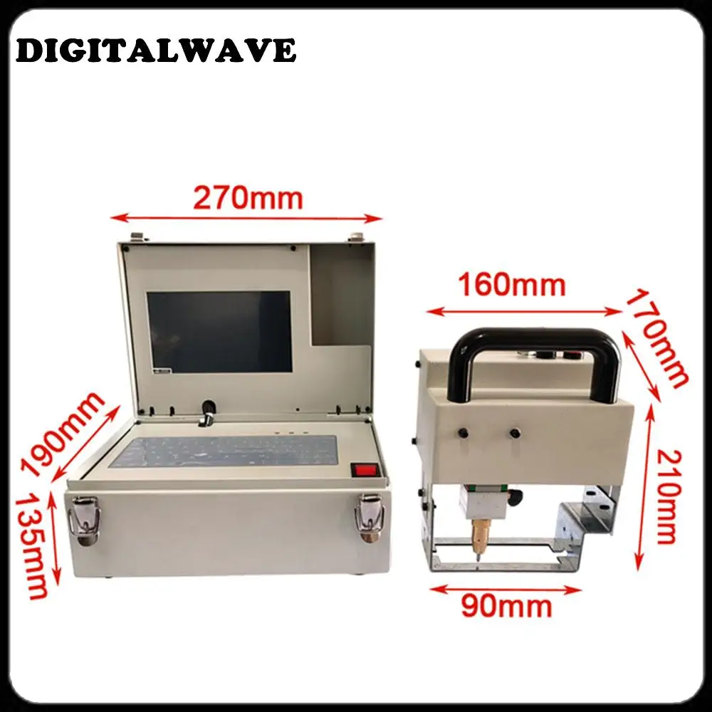 150*40mm Marking Machine Metal Work Deep engraving cheap price chassis ...