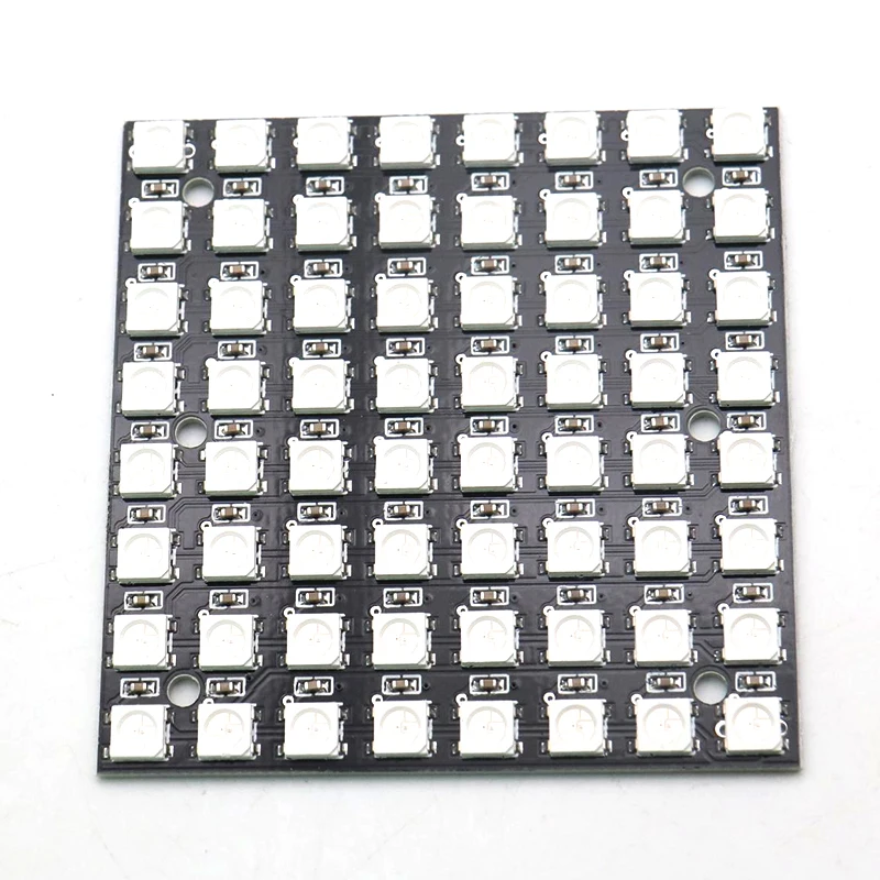 NEW WS2812 LED 5050 RGB 8x8 LED Matrix for Arduino WS2812B 8*8 64-Bit ...