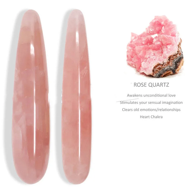 18cm-Natural-Crystal-Powder-Crystal-Rose-Quartz-Massage-Stick-Wand-Gem ...