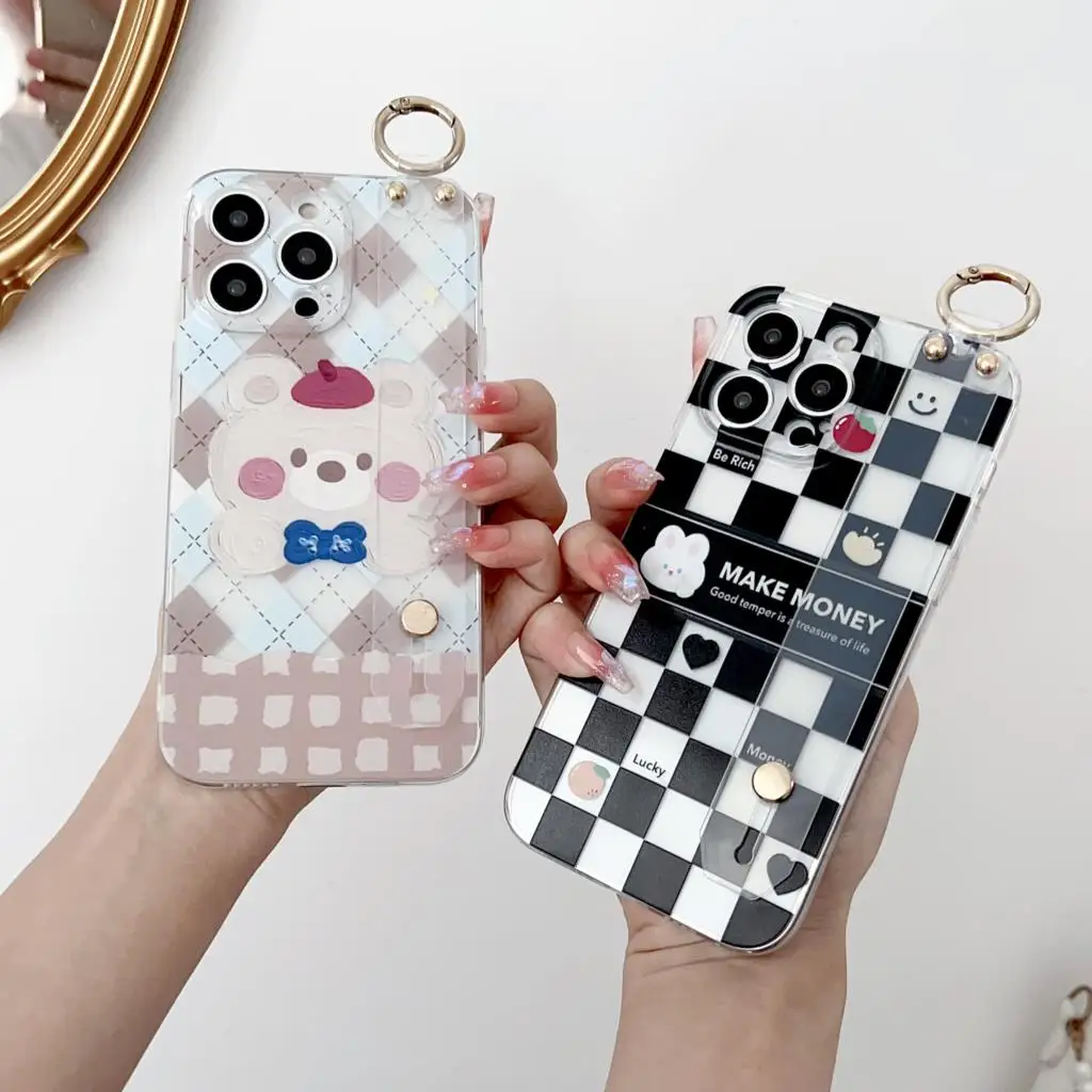 Bear-Case-Wrist-Strap-Holder-For-Vivo-Y75-Y33-Y55-T1-Y52T-Y55s-Y76-Y83 ...