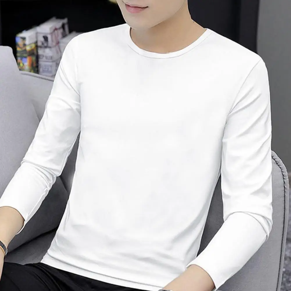 Men-Round-Neck-Shirts-Long-Sleeve-T-Shirt-Casual-Undershirts-Tees-Tops ...