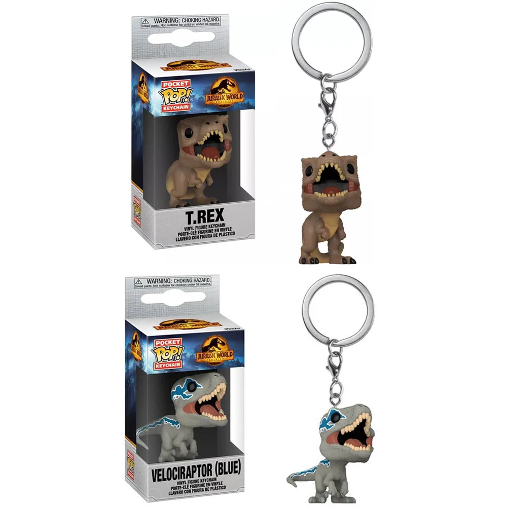 Funko-Pop-Jurassic-World-Keyring-Velociraptor-Blue-T-Rex-Pop-Pocket ...
