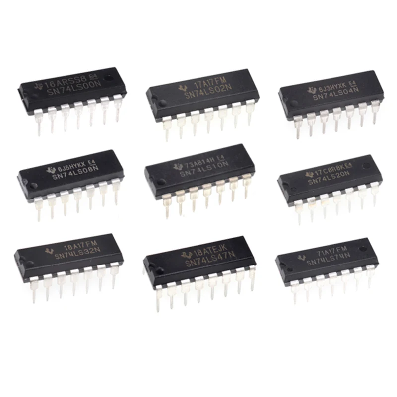 0pcs-74LS00-74LS02-74LS04-74LS08-74LS10-74LS14-74LS20-74LS21-74LS32 ...