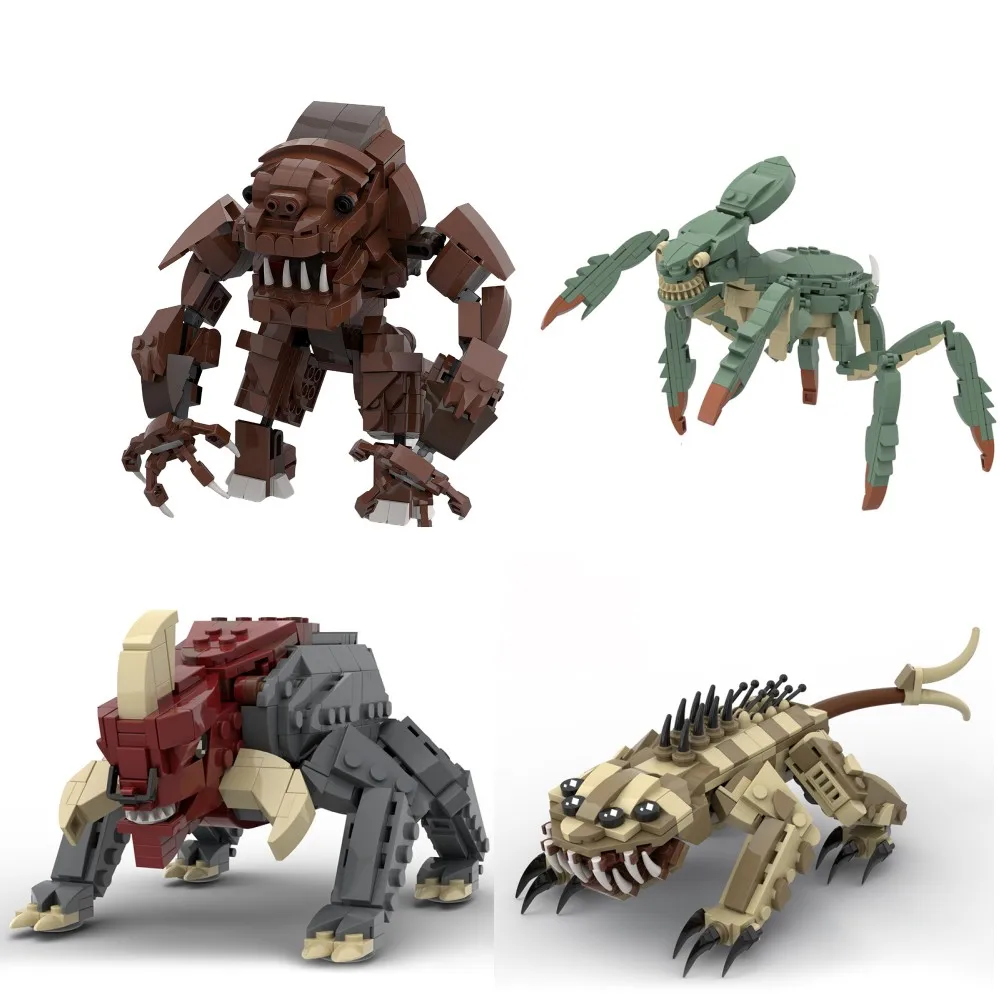BuildMOC-Space-Wars-Reek-Rhinoceros-Acklayed-Monster-Building-Blocks ...