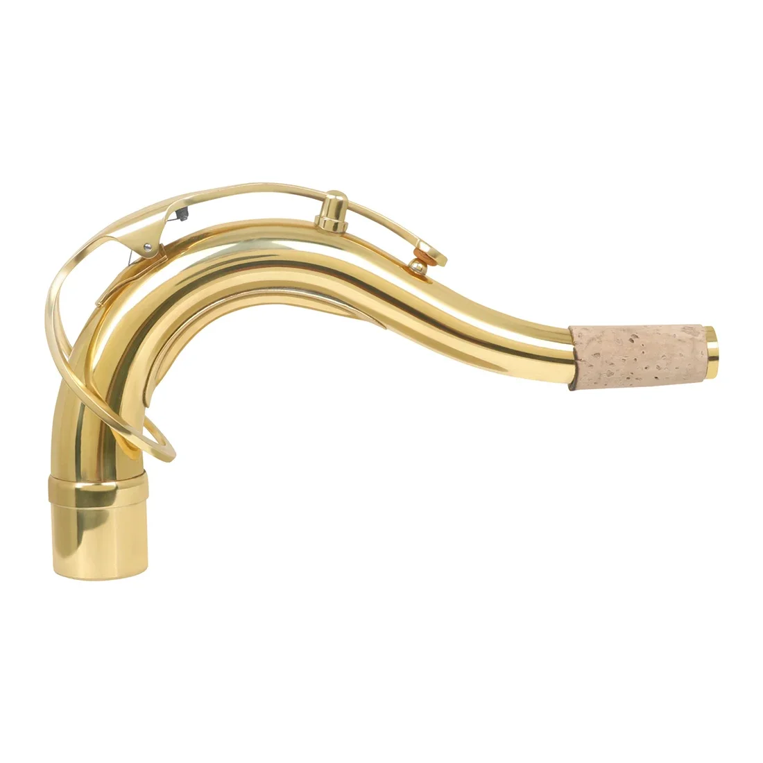 SLADE-Tenor-Saxophone-Bent-Neck-Brass-Gold-Plated-Tenor-Sax-Bent-Neck ...