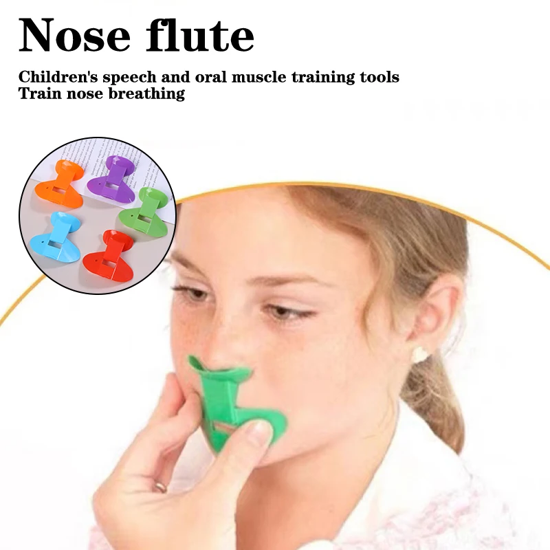 Kids-Nose-Flute-Plastic-Flute-Dark-Blue-Nose-Training-Whistle-For-Nose ...