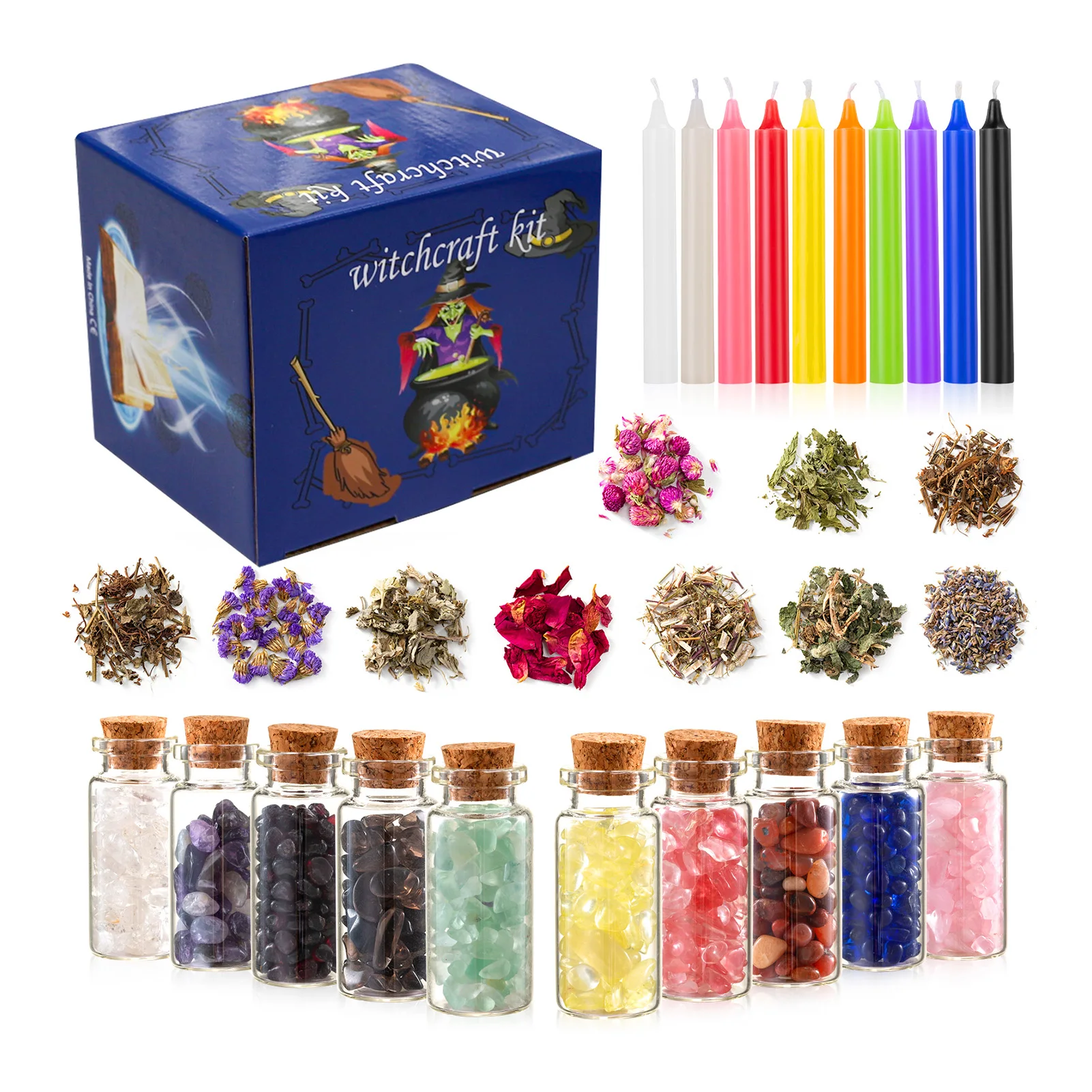 Suministros-de-Altar-Wiccan-Kit-de-brujer-a-para-hechizos-regalo-de ...