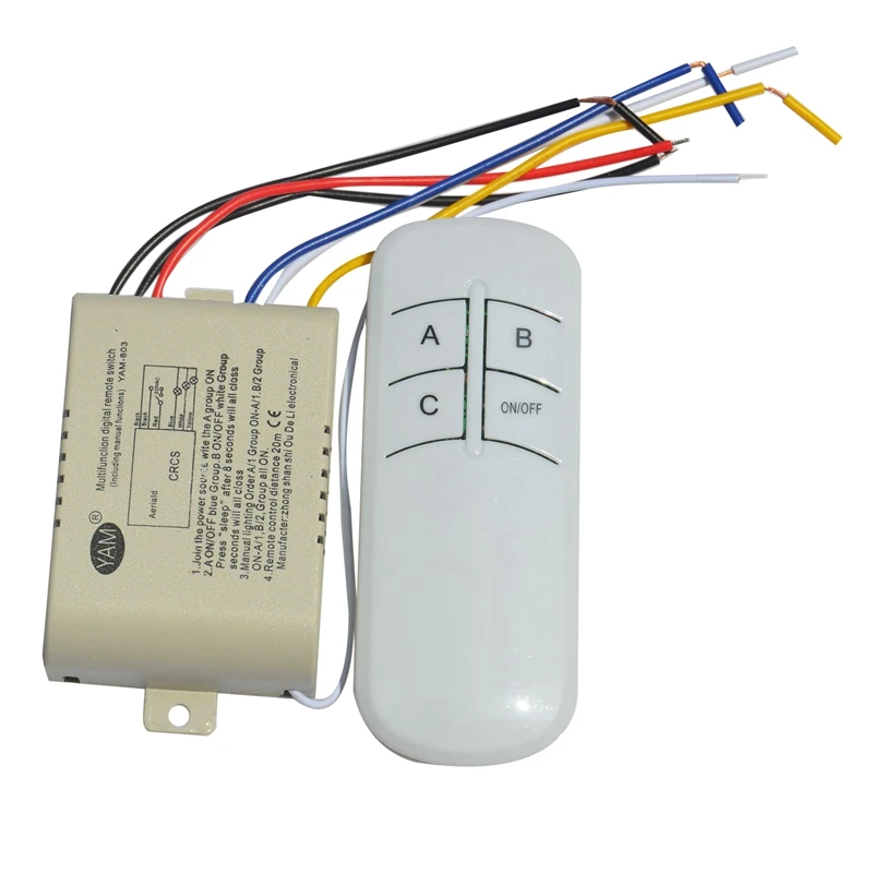Wireless-ON-OFF-220V-Lamp-Remote-Control-Switch-Receiver-Transmitter ...