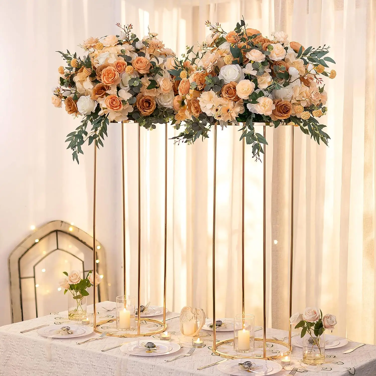 Gold-Metal-Flower-Stand-for-Wedding-Table-Floor-Vase-Stands-for-Road ...