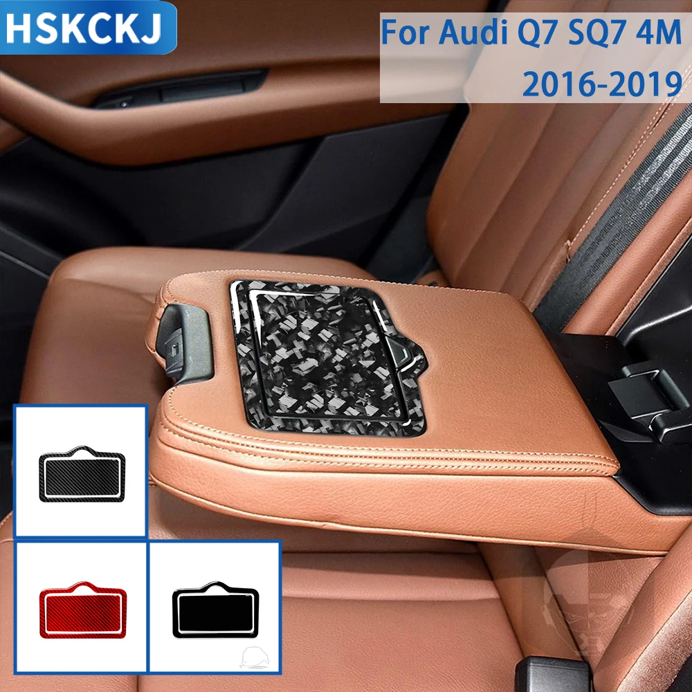 For Audi Q7 SQ7 4M 2016 2017 2018 2019 Car Accessories Carbon Fiber ...