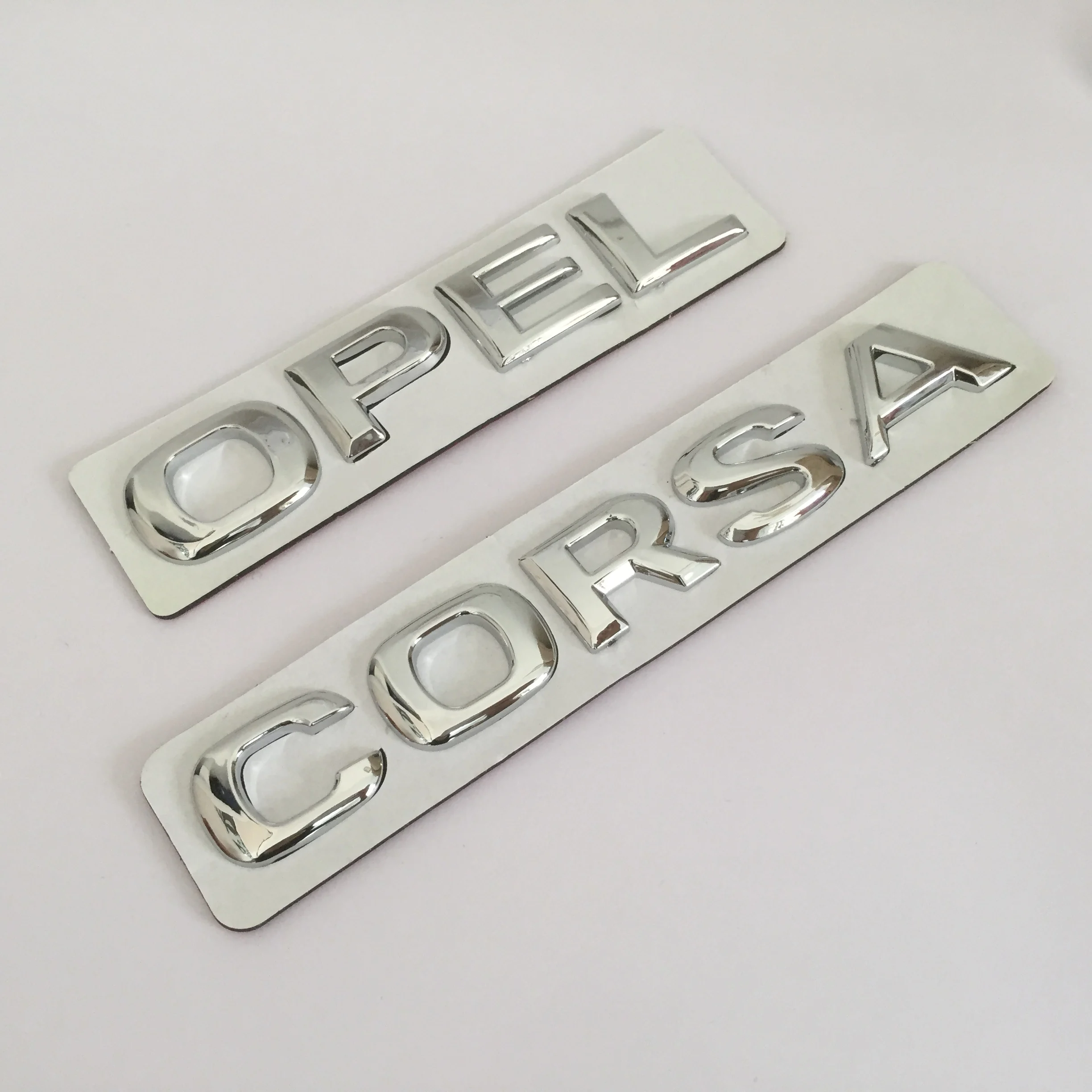 1pcs-ABS-Chrome-OPEL-CORSA-car-Letter-Rear-trunk-Decals-Emblem-badge ...