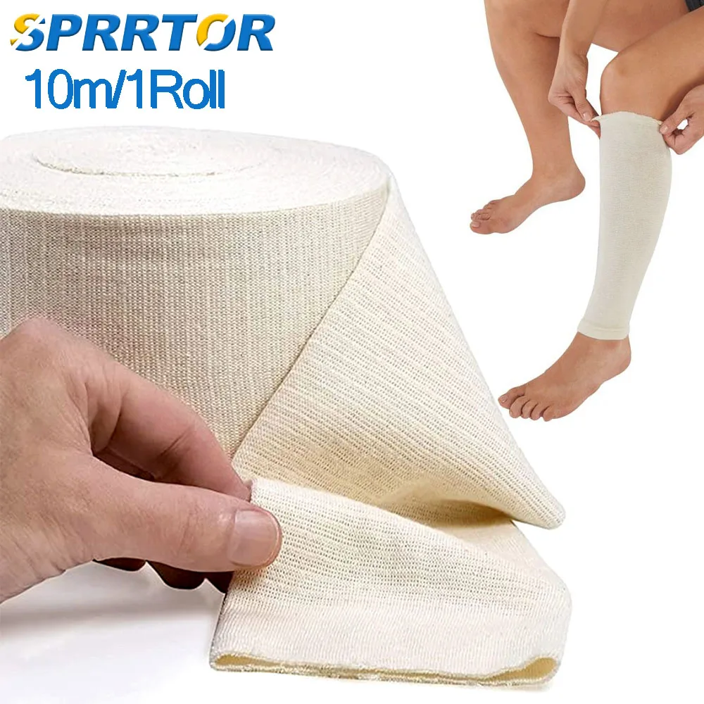 10m-Plasters-Bandage-Roll-Cotton-Cover-First-Aid-Elastic-Tube-Socks ...