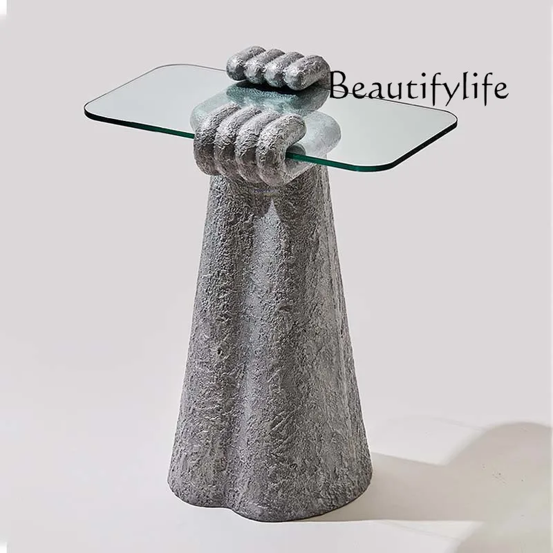 FRP creative hand-shaped sofa edge few living room home creative coffee ...