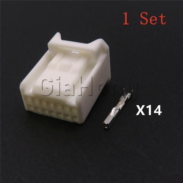 1 Set 14 Ways Auto Modification Parts Car Wire Cable Connector 90980 ...