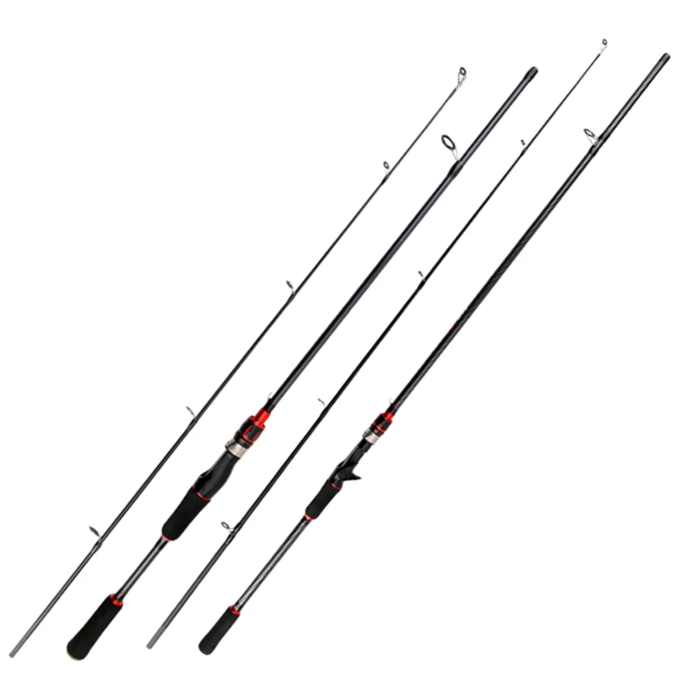 1.65m 1.8m Spinnning Fishing Rod Carbon Fiber Casting Fishing Pole Bait ...