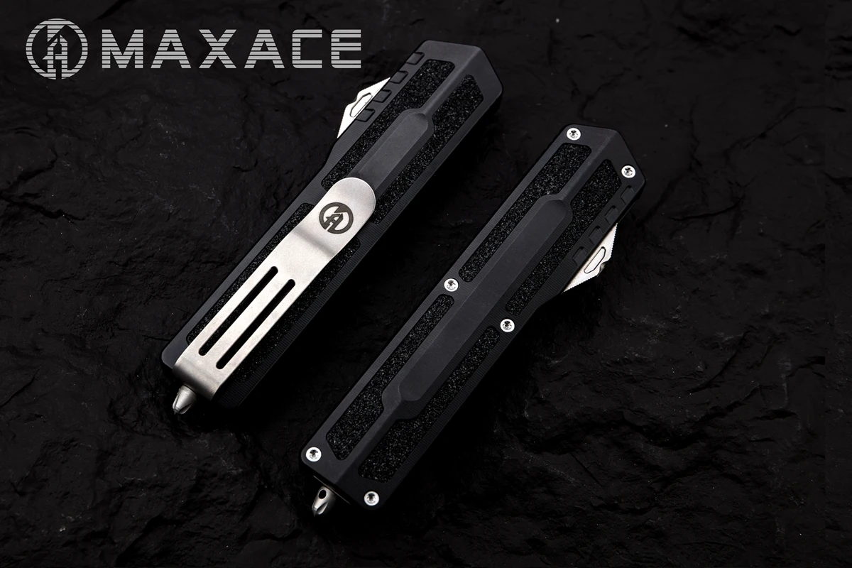 Maxace-kinfe-Archer-OTF-7075-Aluminium-Handle-Stonewash-Blade-Comb ...