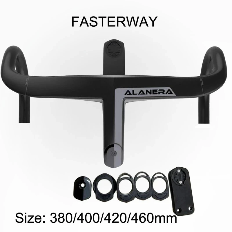 HOT ALANERA Carbon Road Bike Handlebar Classic Decals Intergrated ...