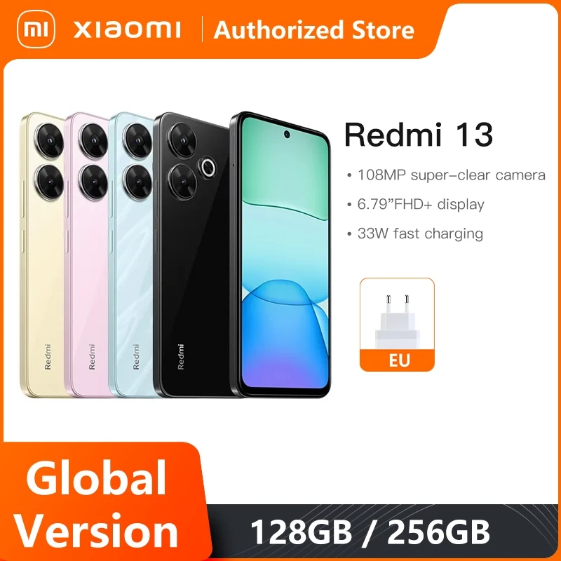 Global-Version-Xiaomi-Redmi-13-Smartphone-108MP-super-clear-camera ...