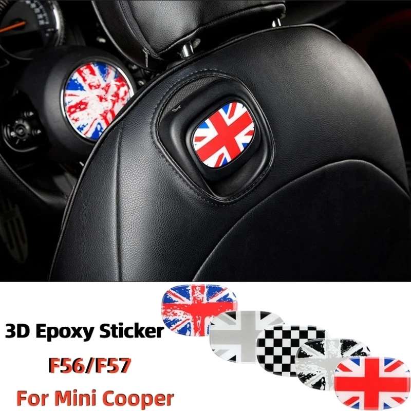 3D-Epoxy-Rear-Seat-Handle-Decoration-Sticker-For-BMW-MINI-ONE-COOPER ...