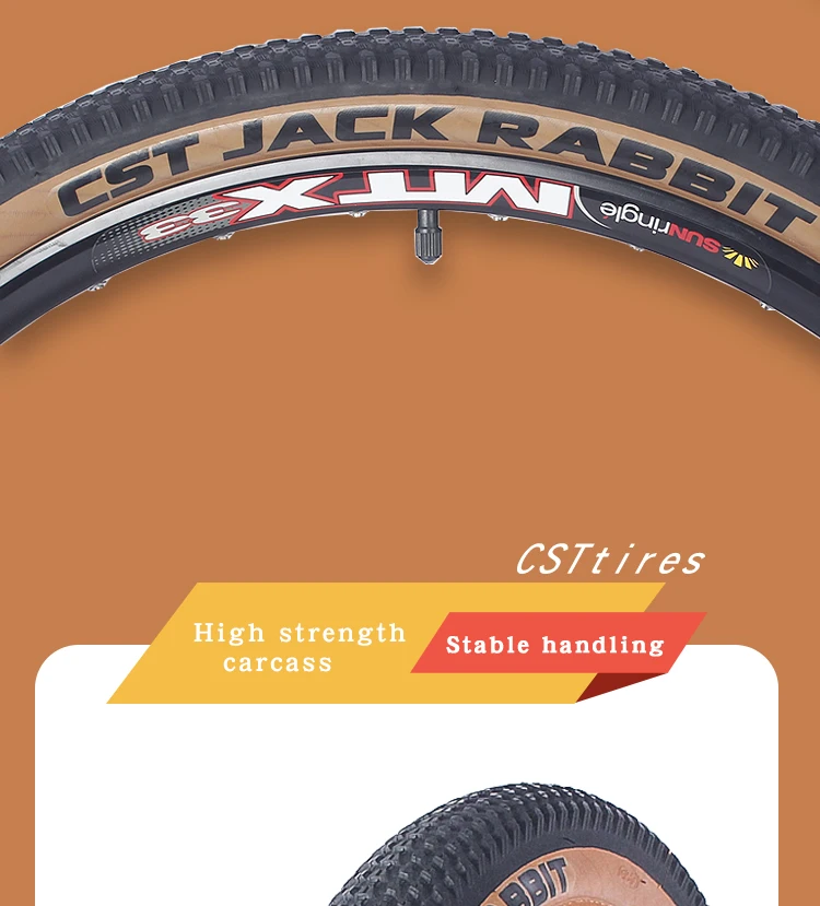 CST Jack Rabbit Bicycle tires 26*2.1 Bicycle parts cross-country tire ...