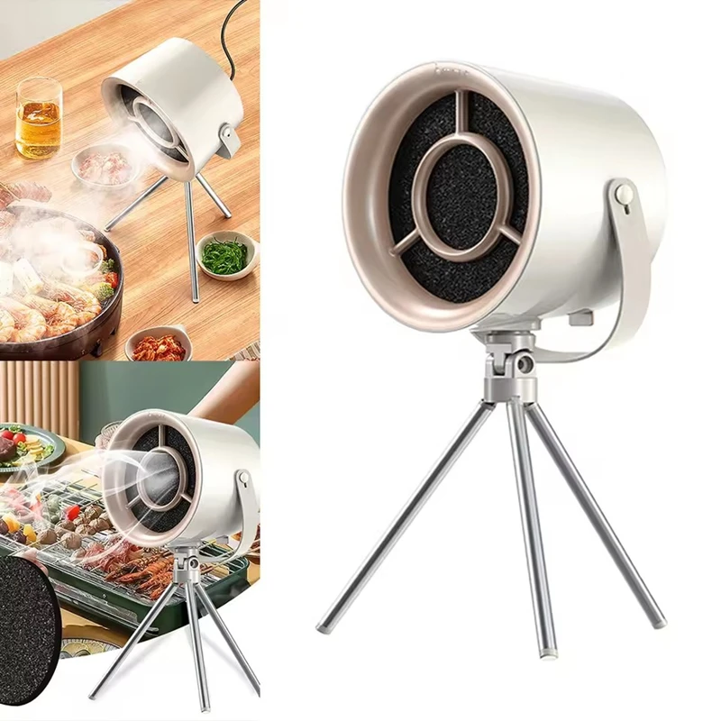 New USB Desktop Range Hoods Portable Exhaust Fan Small Kitchen Hood ...