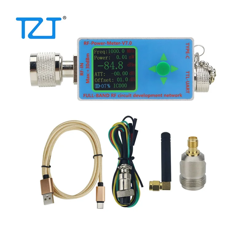 TZT-RF-Power-Meter-V7-0-10GHz-RF-Power-Meter-Maximum-Input-Power-30dBm ...