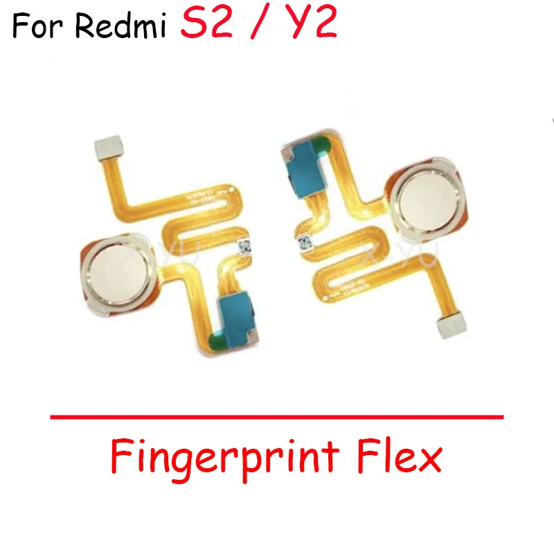 For Xiaomi Redmi S2 Y2 Home Button Fingerprint Touch ID Sensor Return ...