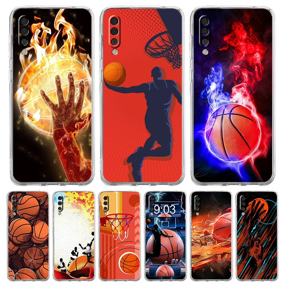 Basketball-Basket-Sports-Transparent-Phone-Case-for-Samsung-Galaxy-A12 ...