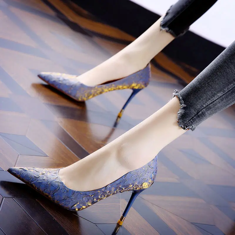 New-Fashion-Women-High-Heels-Shoes-Spring-and-Autumn-Women-Pumps-Summer ...