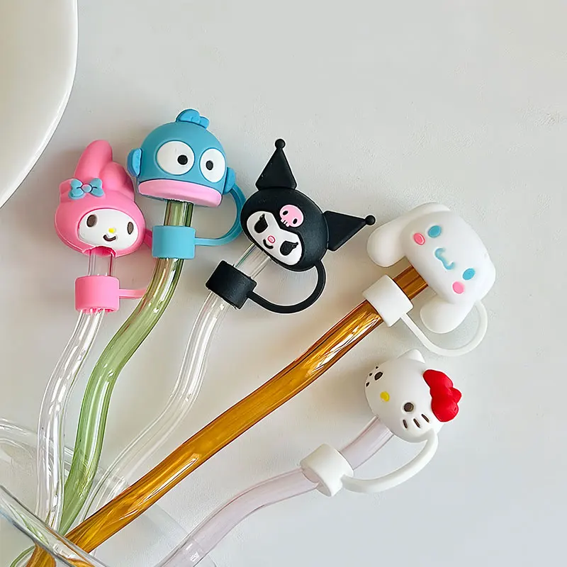 Cartoon-Sanrio-Dustproof-Straw-Cap-Anime-Hellokitty-Kuromi-Cinnamoroll ...