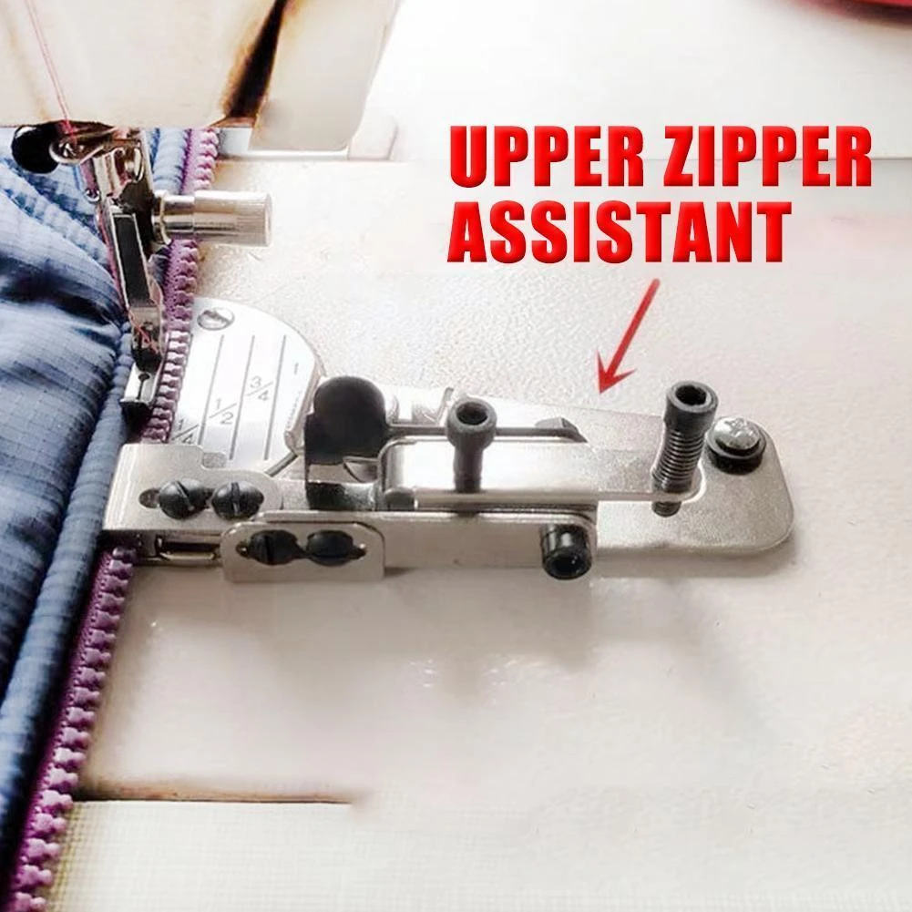 1pc Flat Car Upper Zipper Tools Industrial Sewing Machine Assistant ...