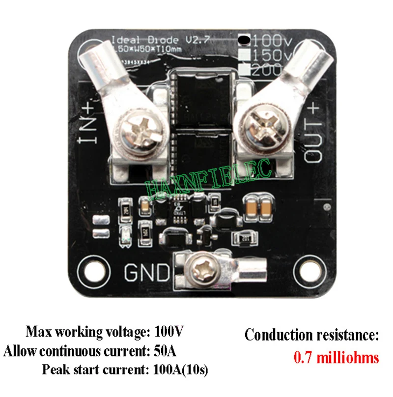 50A-30V-100V-Ideal-Diode-Controller-Solar-Battery-Anti-backflow ...