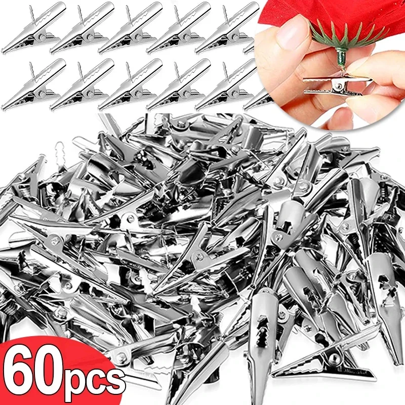 Mini-Christmas-Flowers-Fixed-Clips-Xmas-Tree-Flower-Metal-Fixing-Clip ...