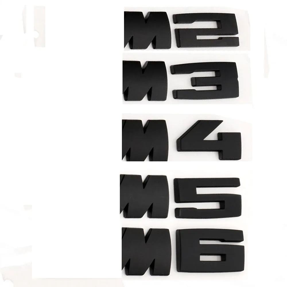 1x-para-bmw-m2-m3-m4-m5-m6-emblema-do-carro-liso-traseiro-tronco ...
