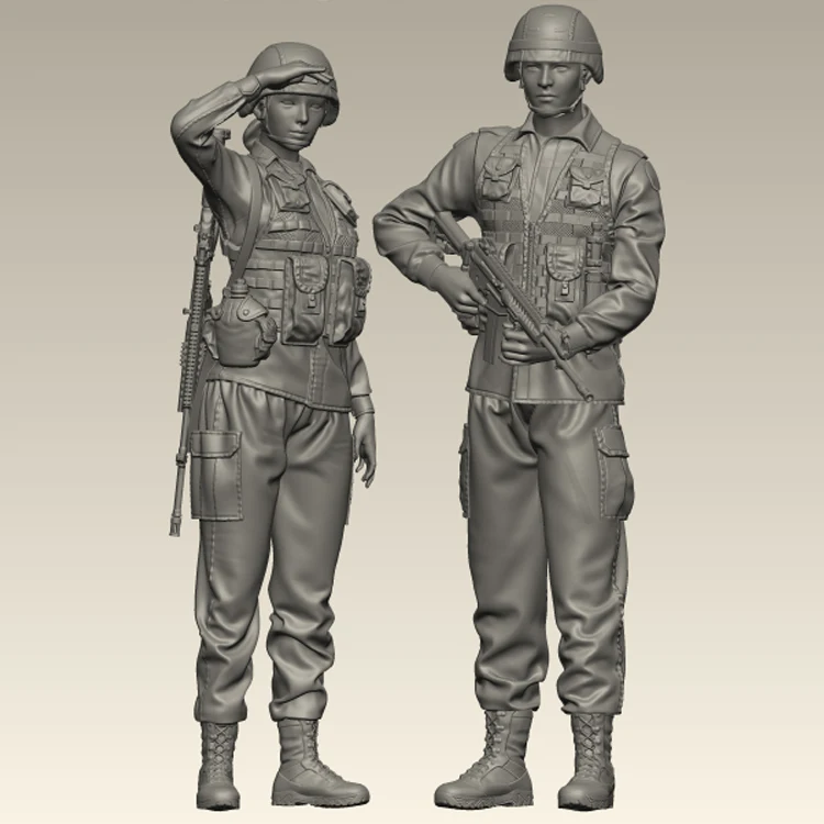 1-35-Resin-Model-figure-GK-Soldier-Korean-Army-ROKA-Infantry-Set ...