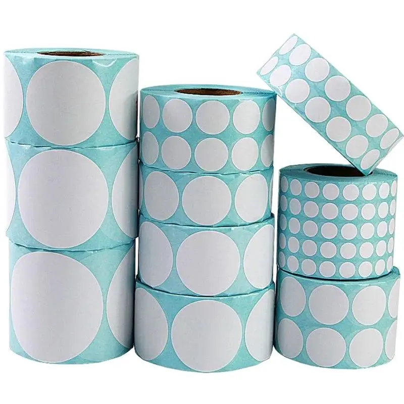 white-Direct-Thermal-Blank-Labels-Rectangle-Self-Adhesive-Writable ...