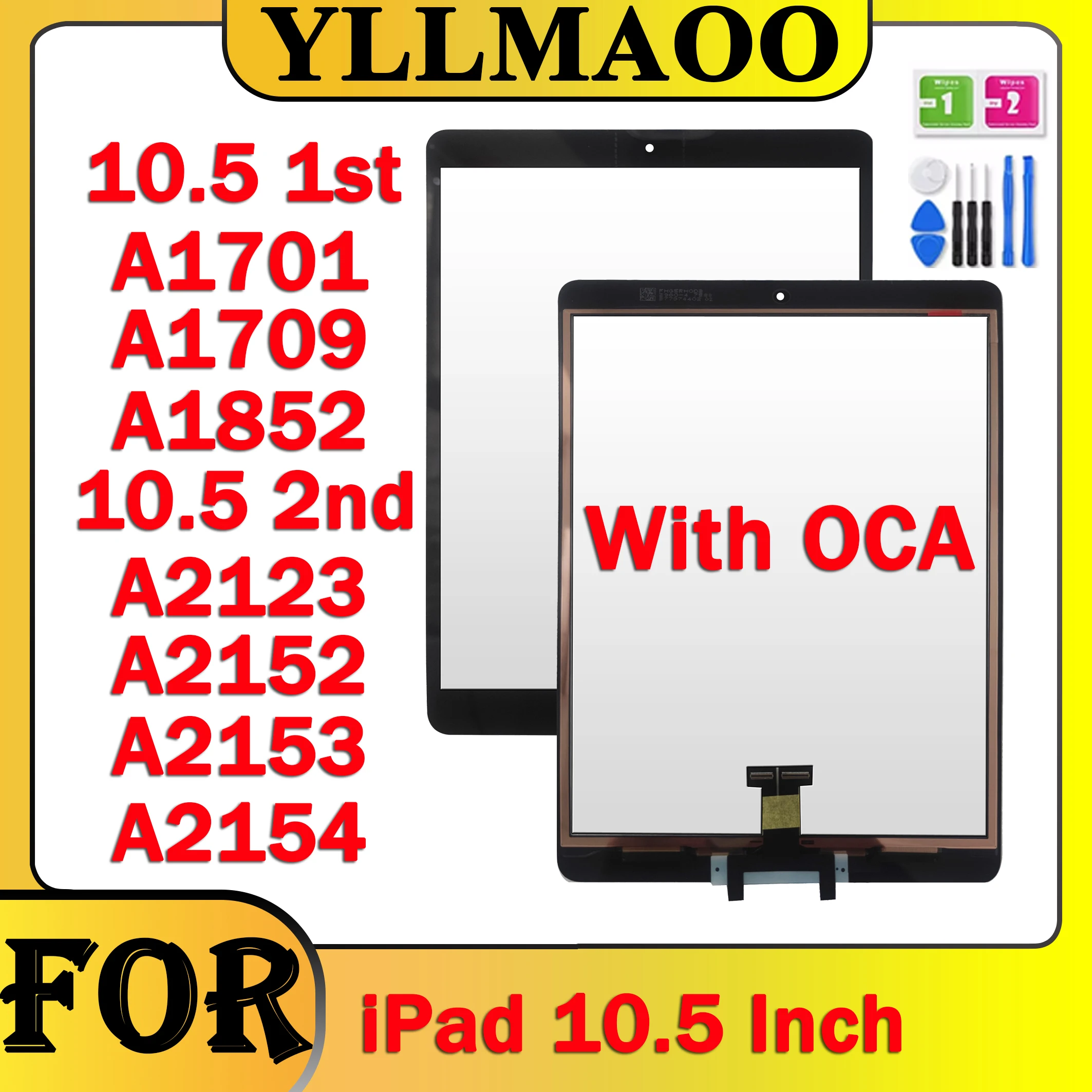 With-OCA-For-iPad-Air-3-2019-A2152-A2123-A2153-Tablet-Touch-Screen ...